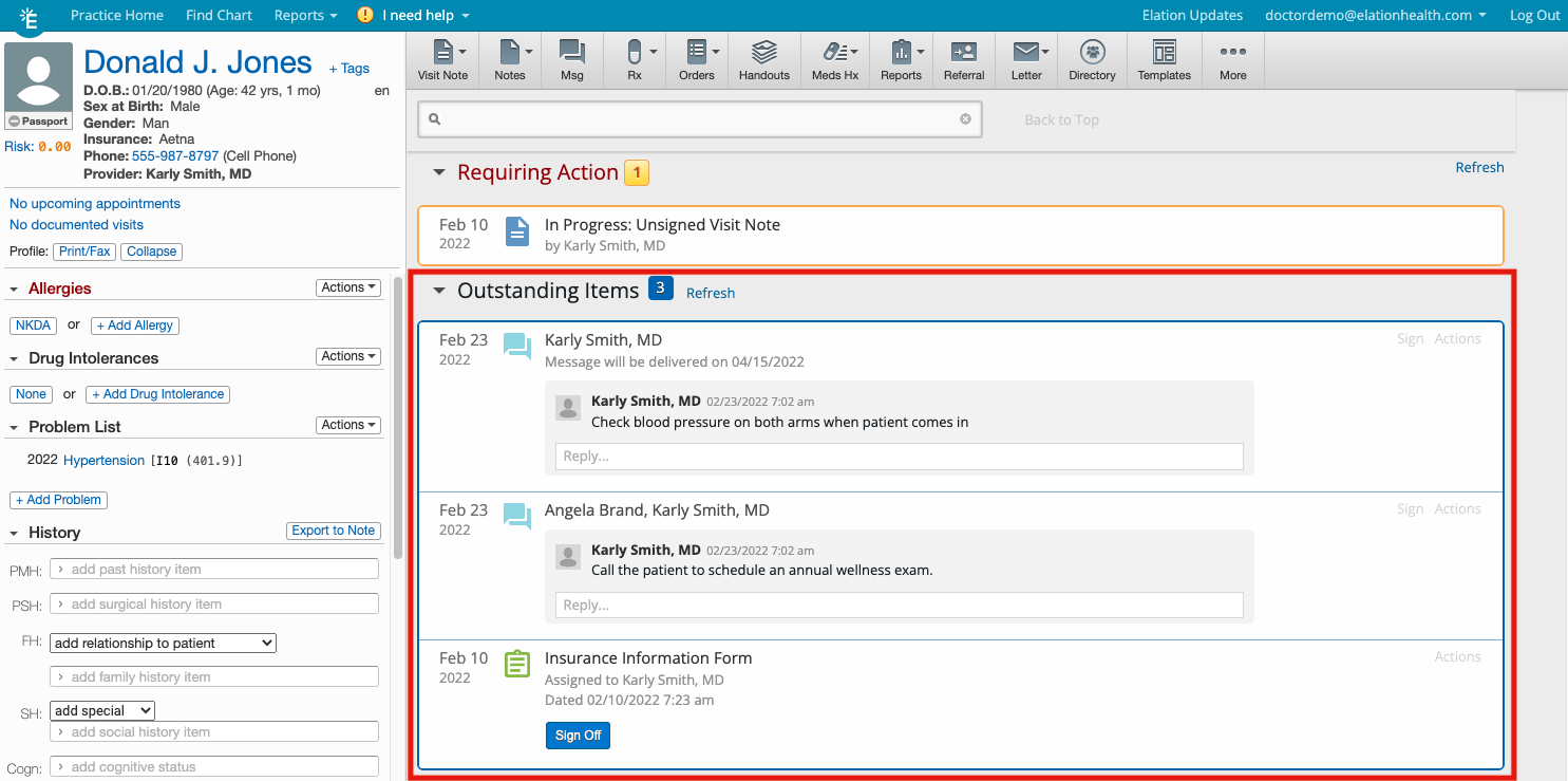 Requiring Action & Open Items Queues- Managing open action items for ...