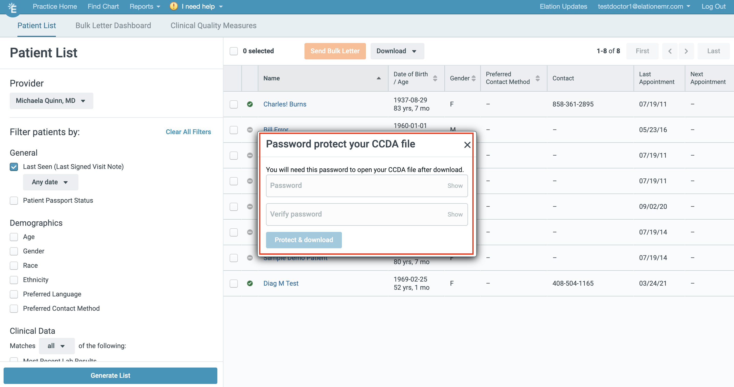 Patient Chart Guide- Sharing clinical care summaries with collaborating ...