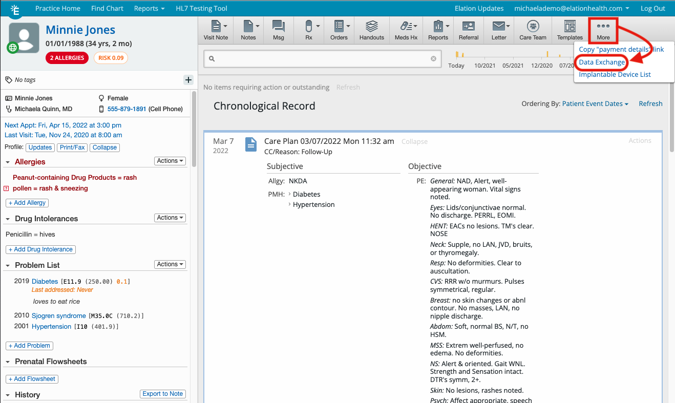 Patient Chart Guide- Sharing clinical care summaries with collaborating ...