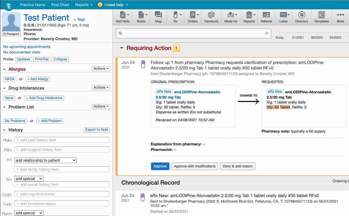Prescriptions Guide- Managing electronic prescriptions sent to pharmacies