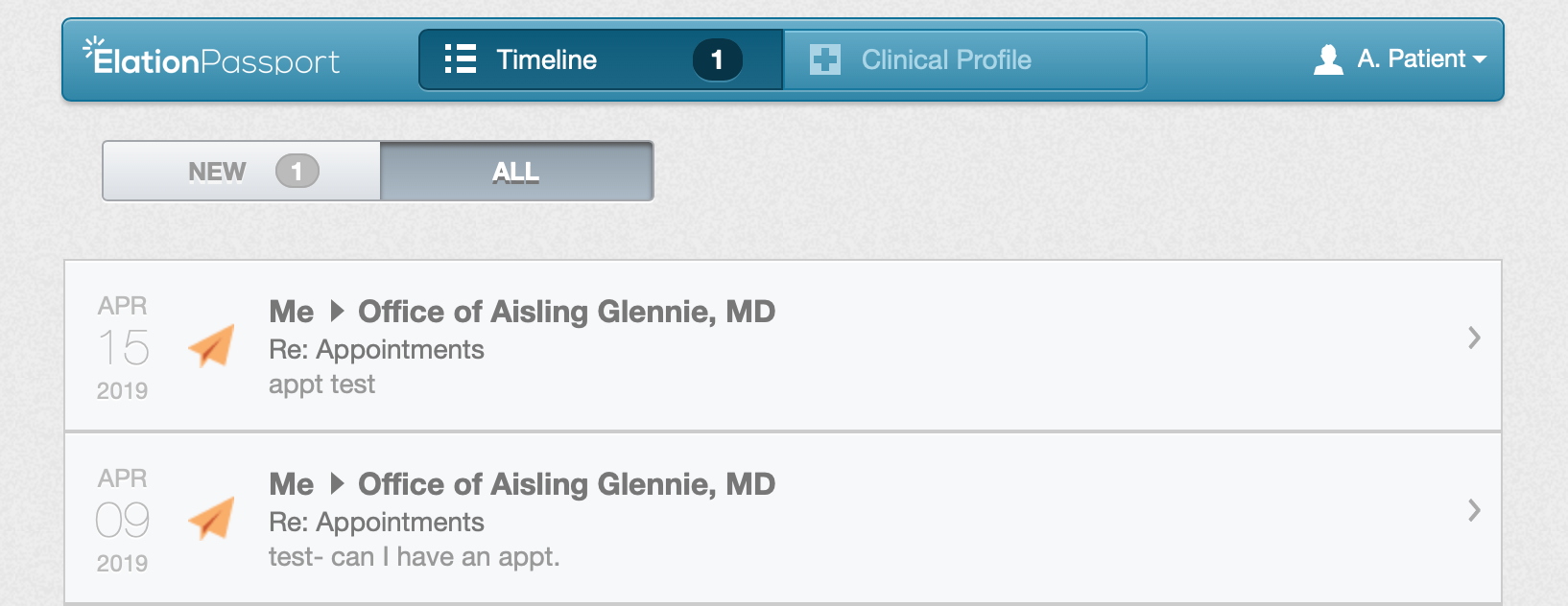 What Patient Passport looks like for your patients