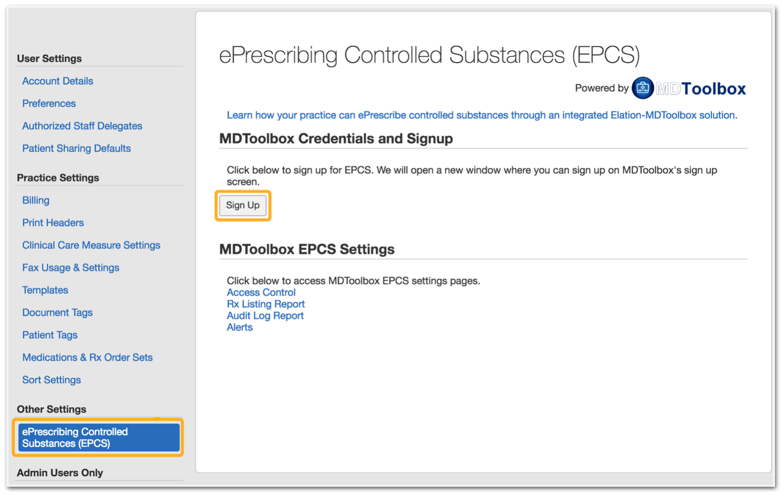 EPCS Sign Up Process Guide