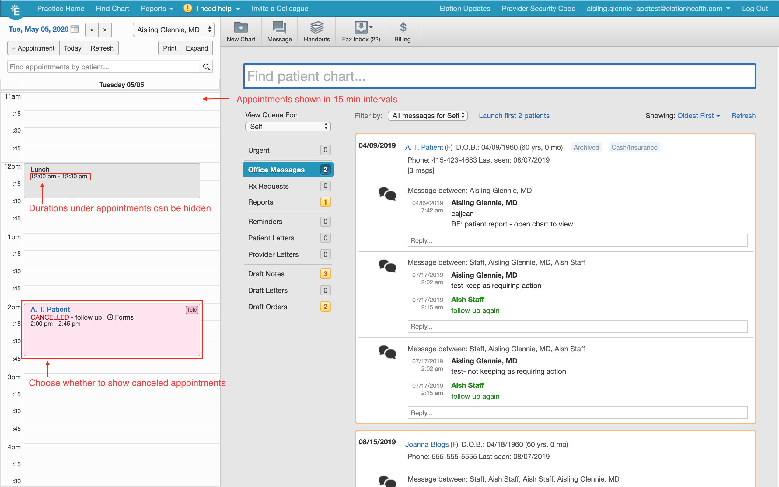 Calendar Guide- How to set up the provider calendar