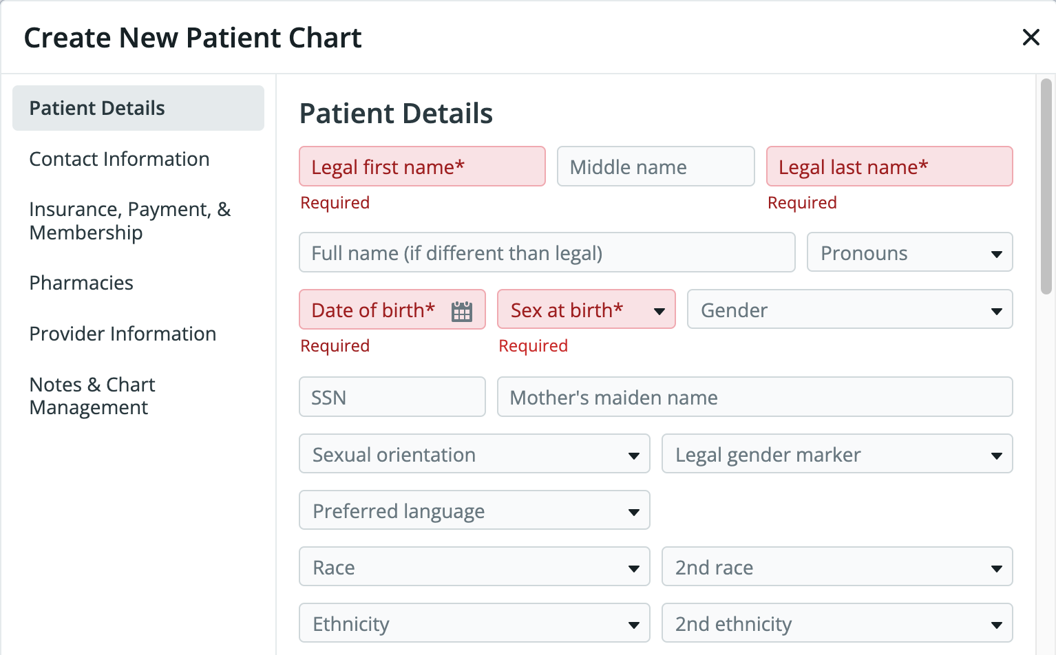 Patient Demographics Guide