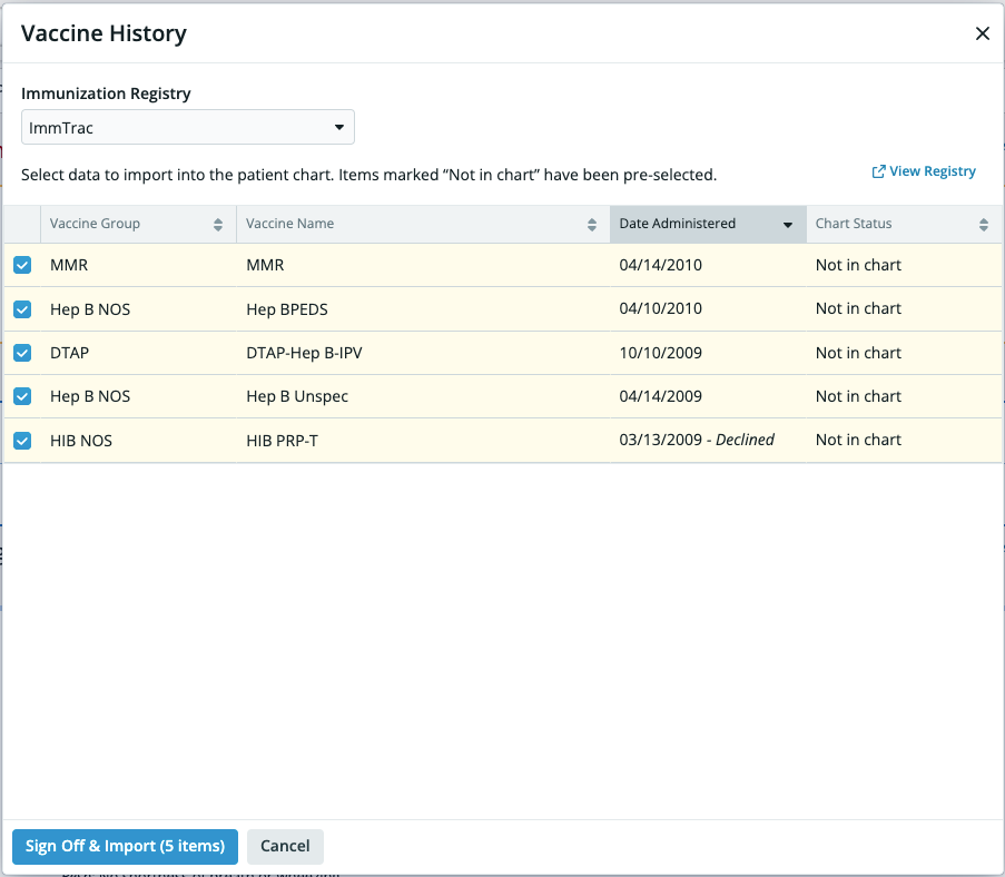 Vaccination Documentation Guide- Managing vaccination information