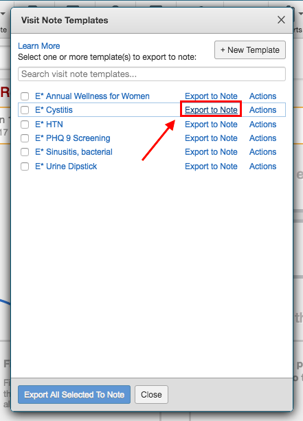 Visit Note Templates Guide
