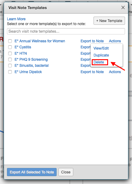 Visit Note Templates Guide