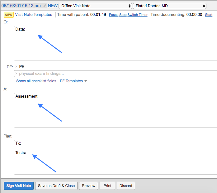 Visit Note Templates Guide