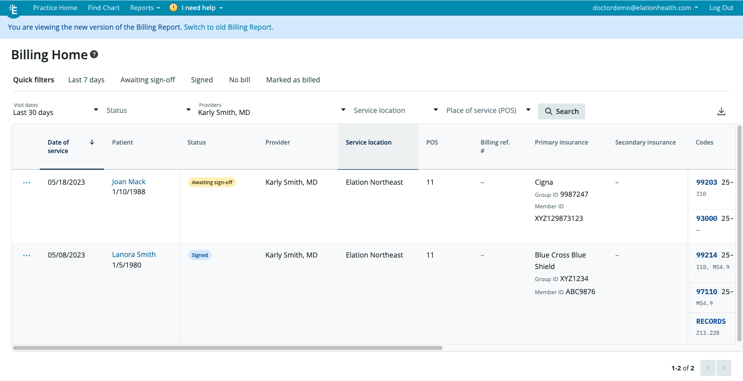 Billing Guide- Frequently Asked Questions