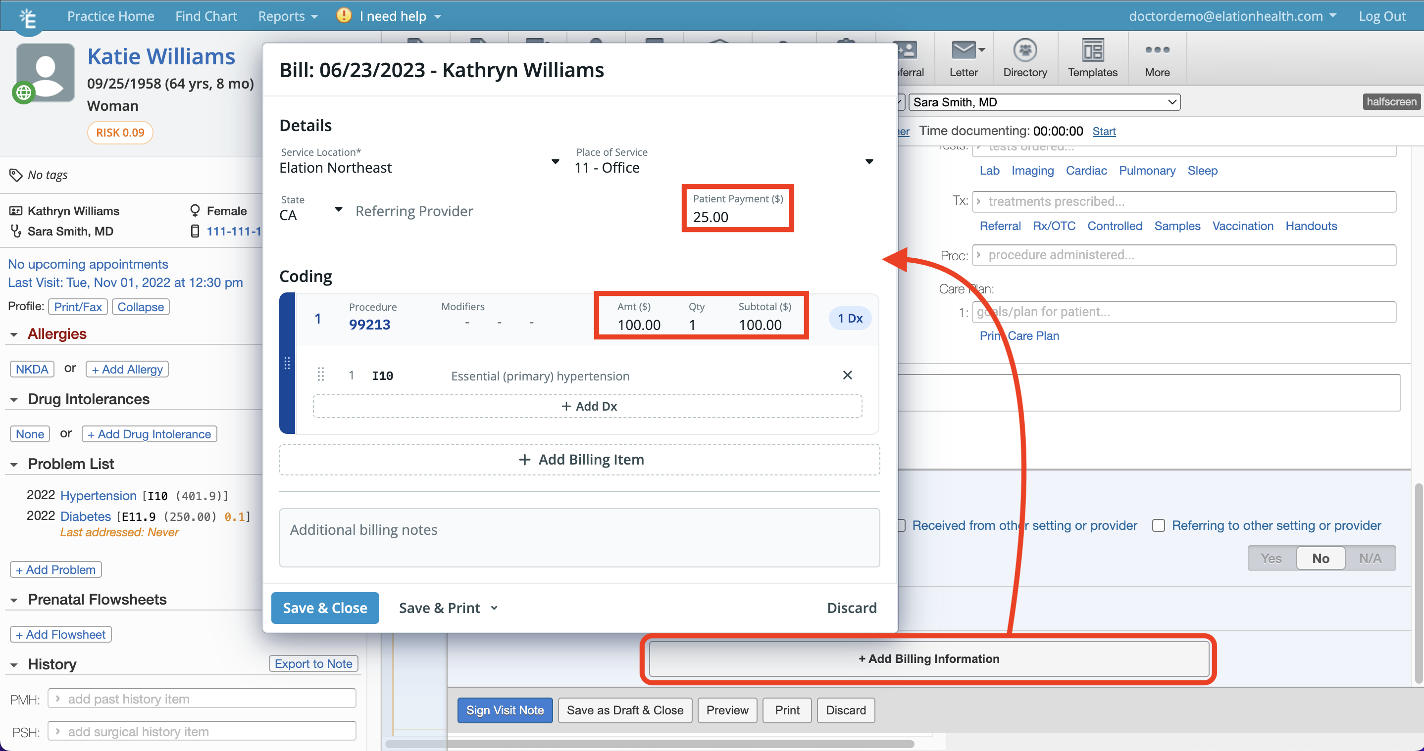 Billing Guide- Recording payments from patients
