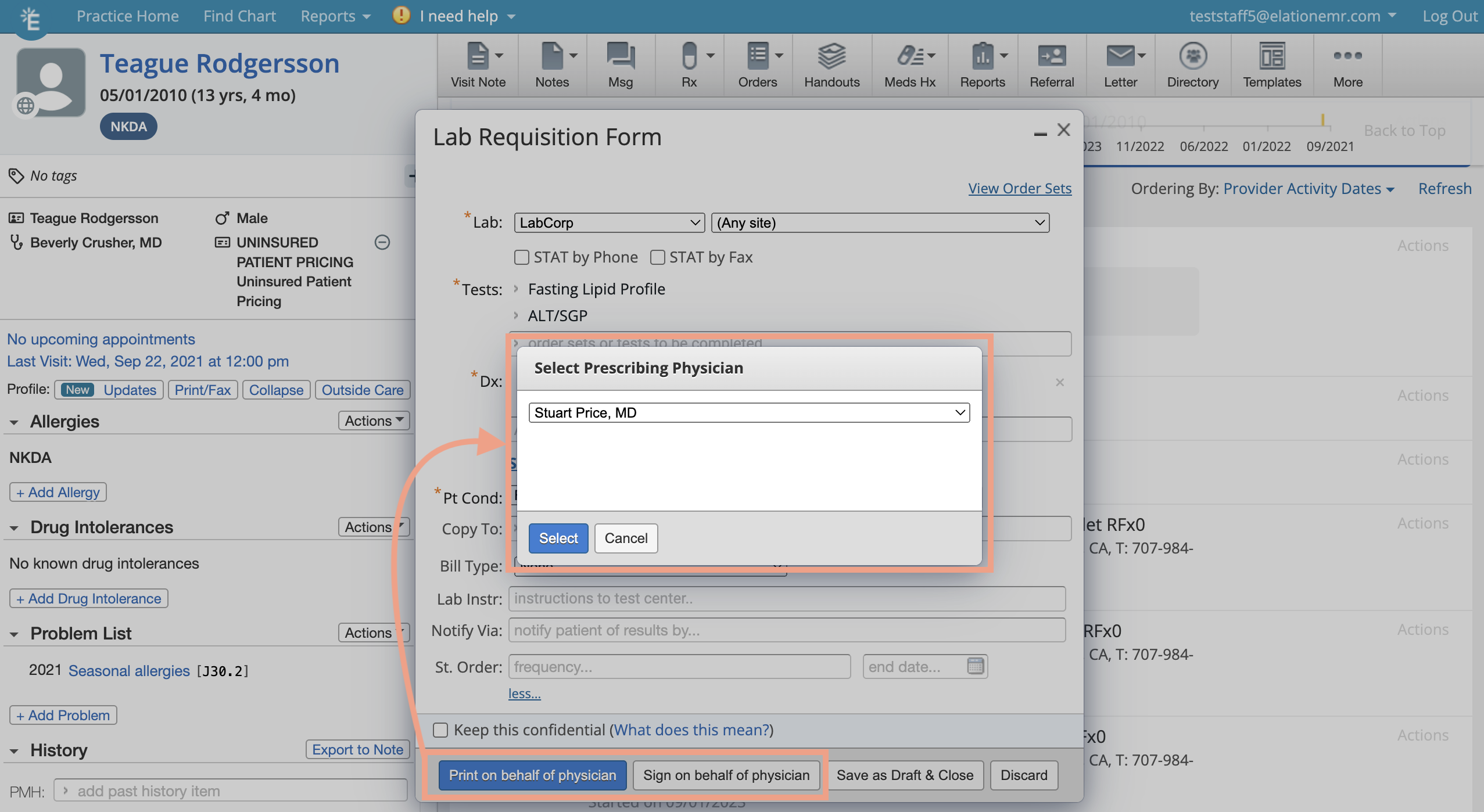 User Accounts Guide- Utilizing authorized staff delegates