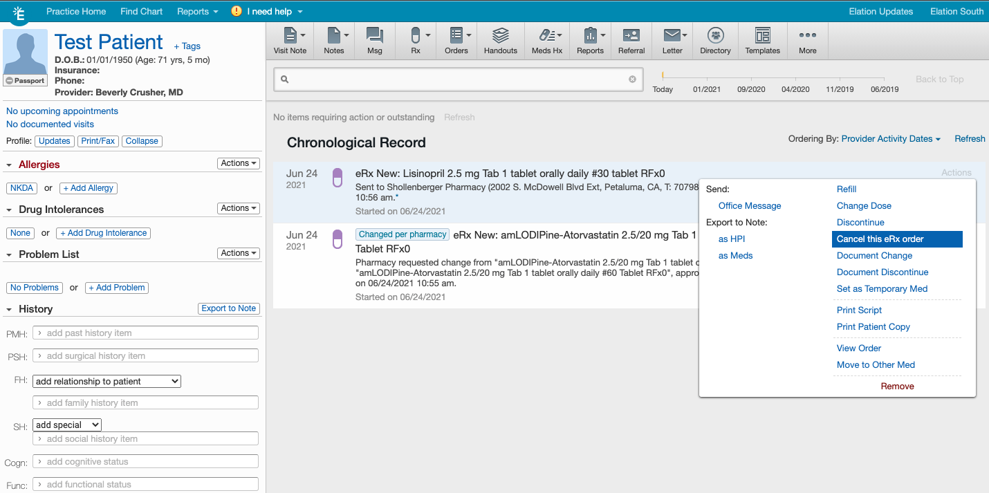 Prescriptions Guide- Managing electronic prescriptions sent to pharmacies