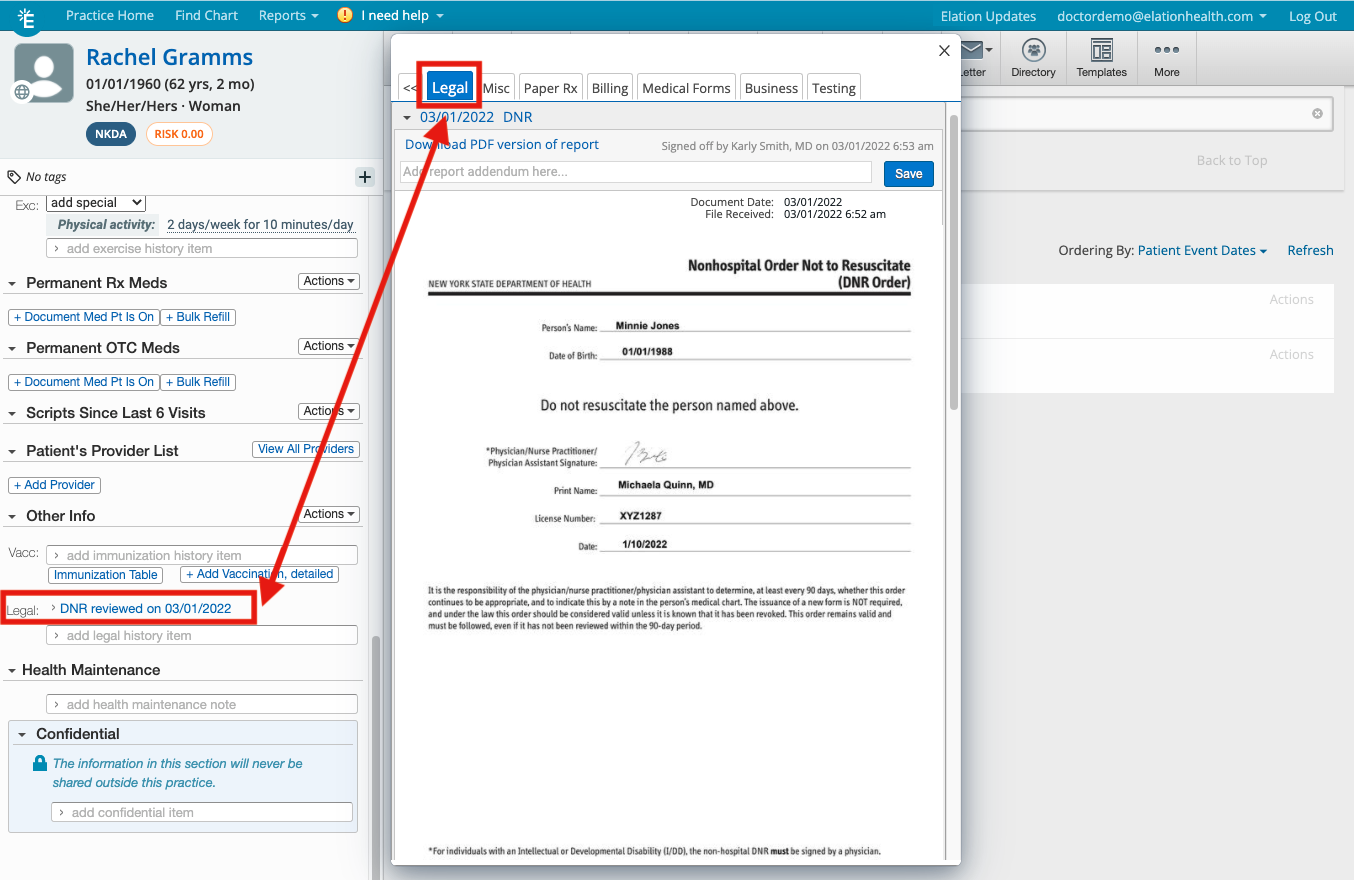 Clinical Profile Guide- A snapshot of the patient's health status