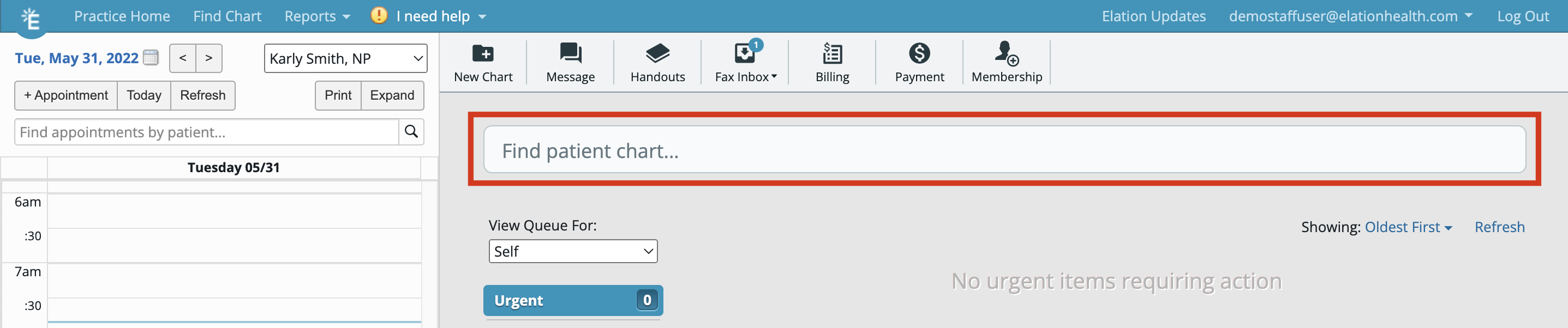 Patient Chart Guide- Searching for patient charts