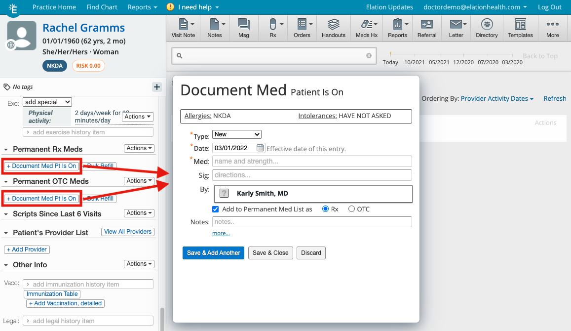 Clinical Profile Guide- A snapshot of the patient's health status