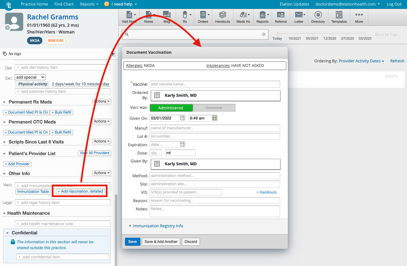 Clinical Profile Guide- A snapshot of the patient's health status
