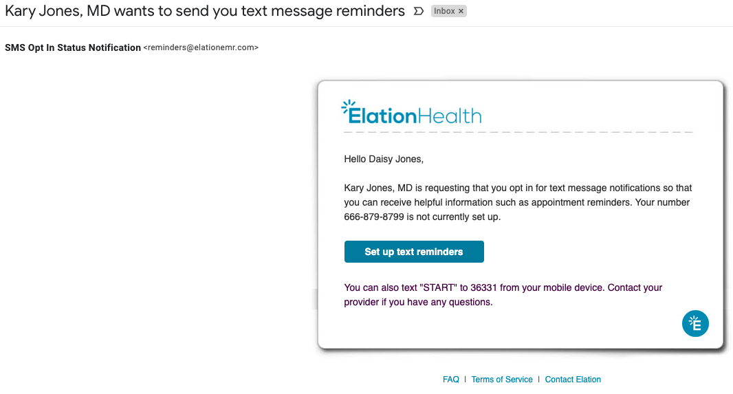 SMS (Text message) Opt-In Guide