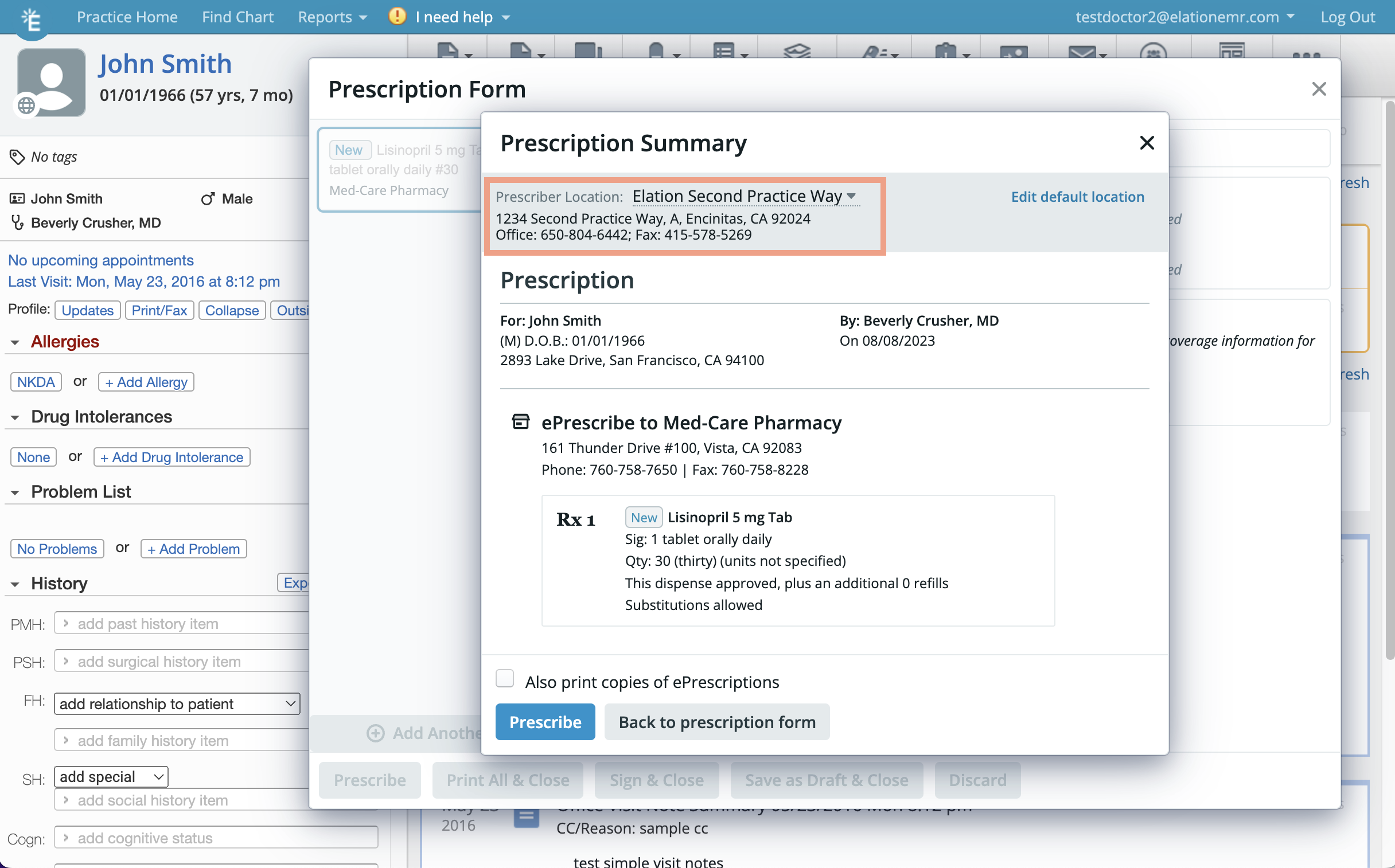 Prescription Form Guide - ePrescribing and ordering medications