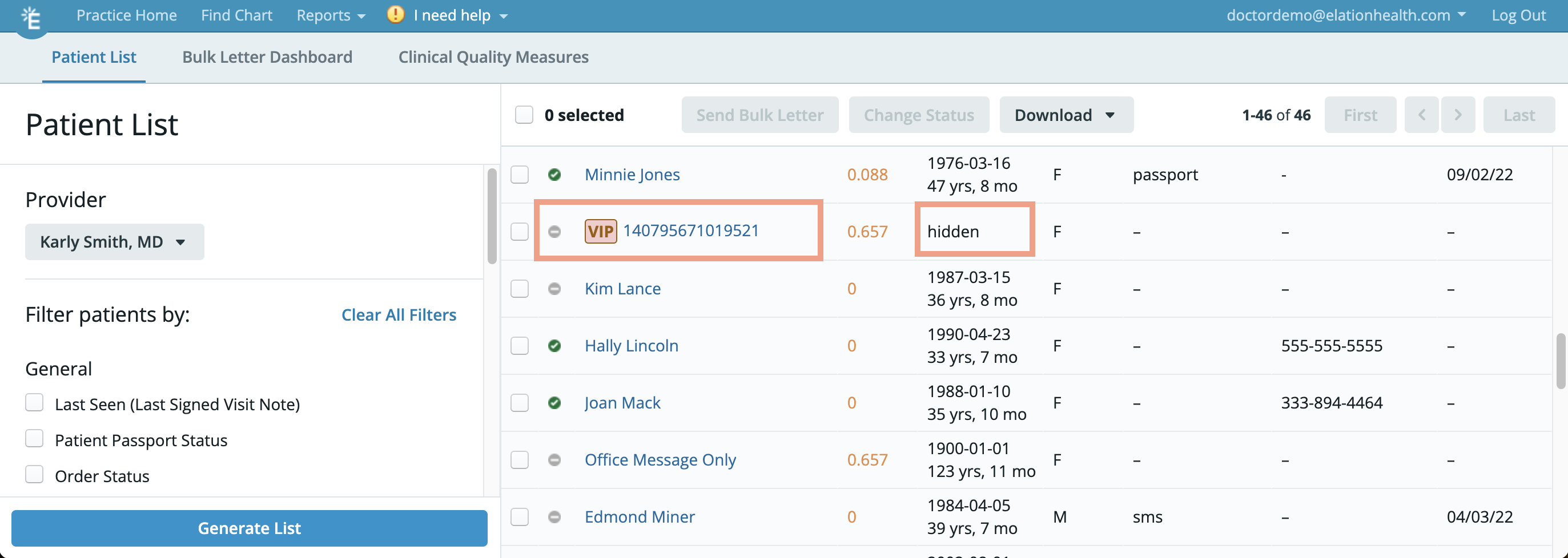 Patient Chart Guide - Marking charts as VIP for restricting access ...