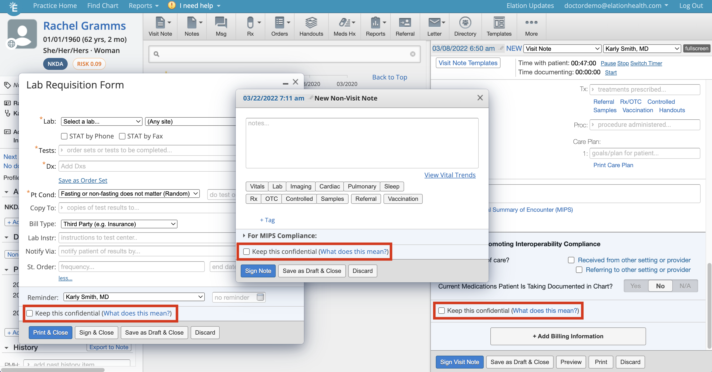 Patient Chart Guide- Managing confidential records