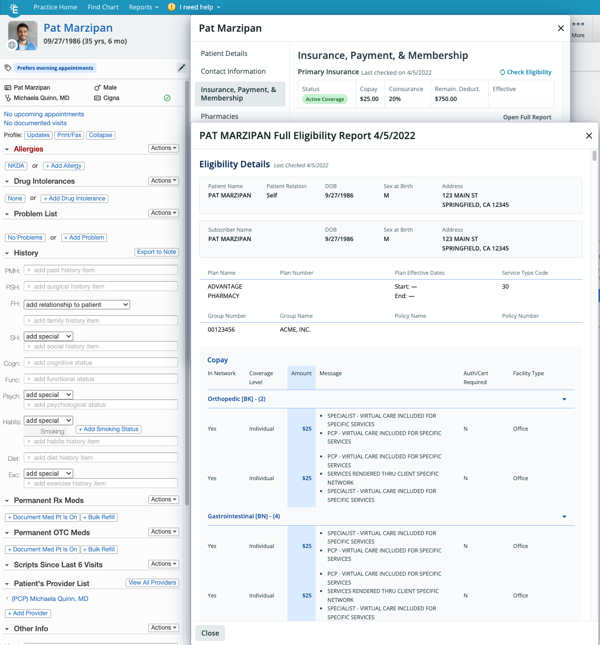 Real-time Eligibility Guide - Checking for patient's insurance ...