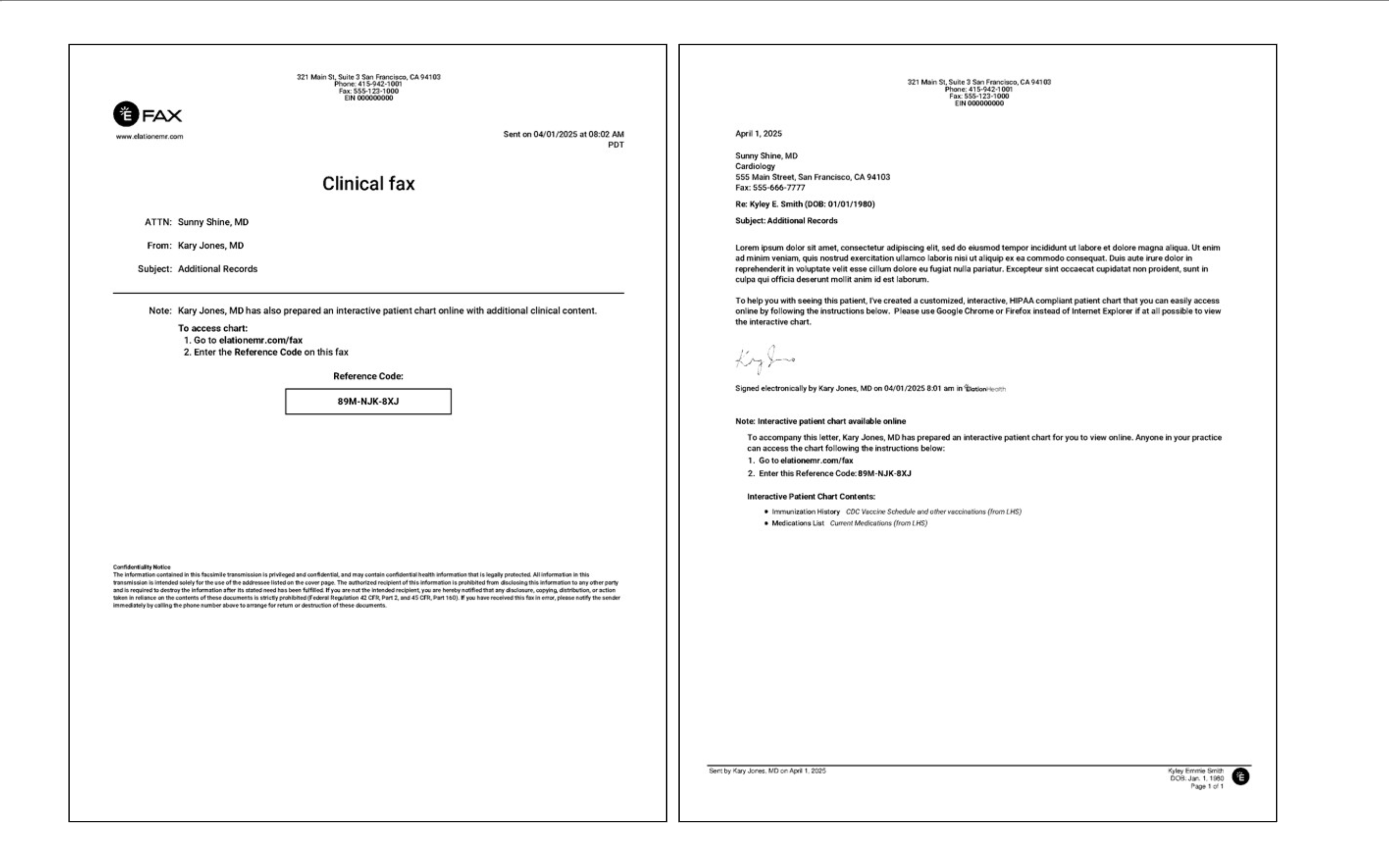 Letter & Referral Guide - Sending a fax